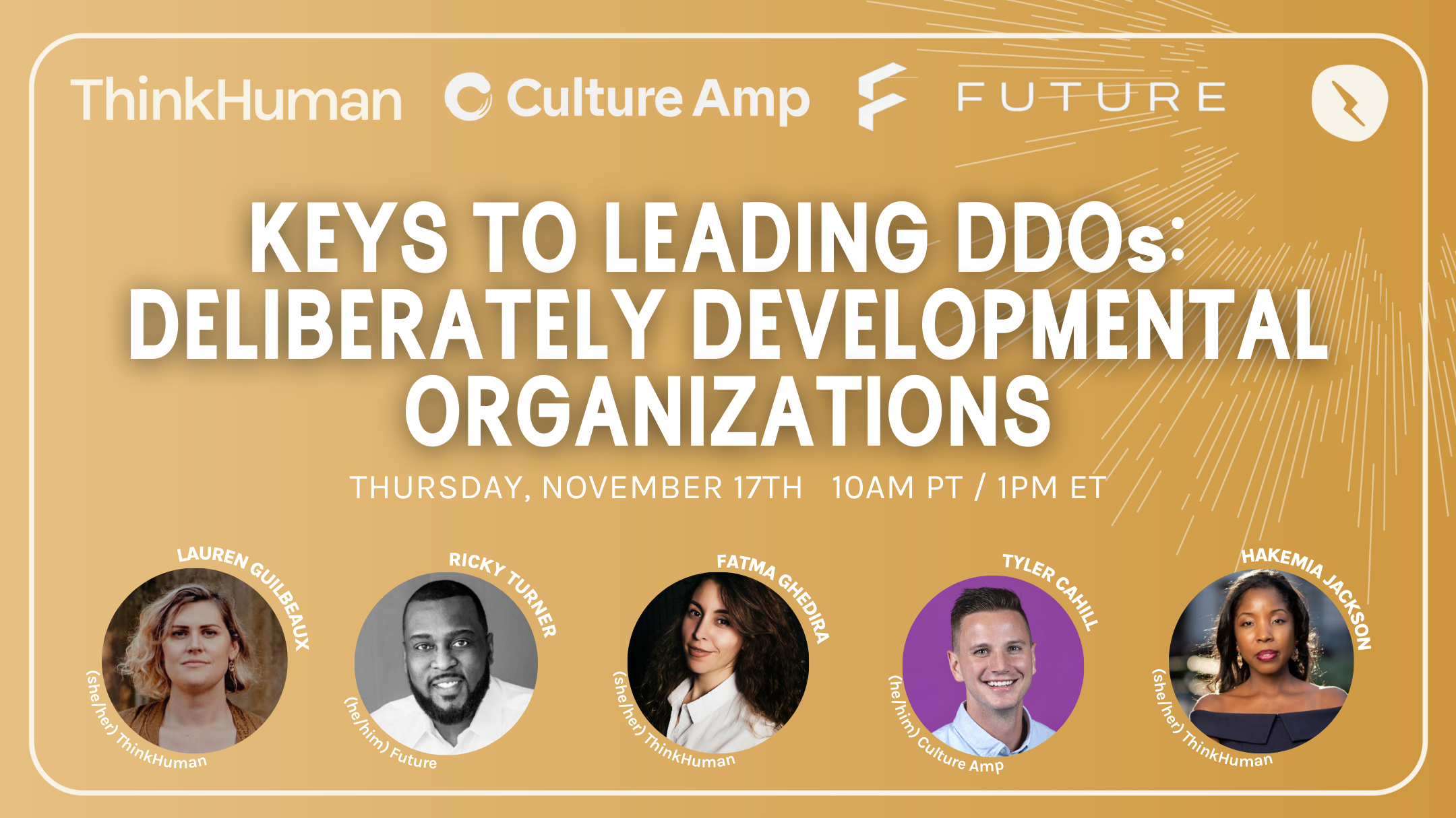 WEBINAR: Keys To Leading DDOs (Deliberately Developmental Organizations)
